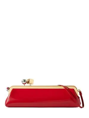Jacquemus Le Salon Leather Clutch - Red
