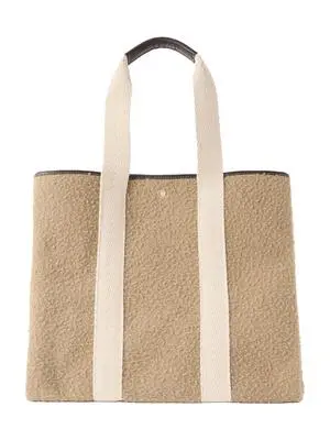 Rue De Verneuil Traversée Shaggy Large Tote - Neutrals