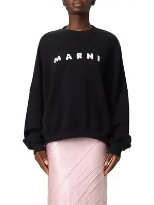 Marni Logo Sweatshirt Yellow Cream