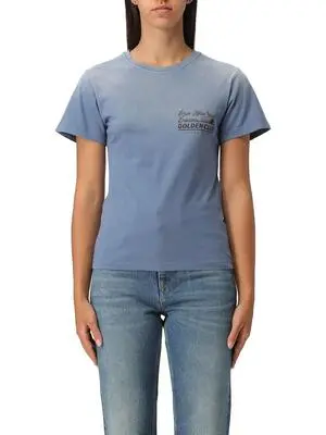 GOLDEN GOOSE Cotton T-shirt - Blue