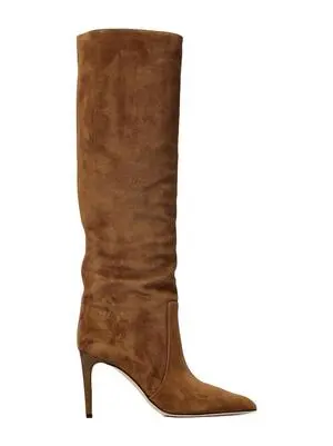 Paris Texas Knee High Boots - Brown