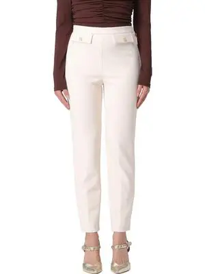 Elisabetta Franchi Trousers Milk