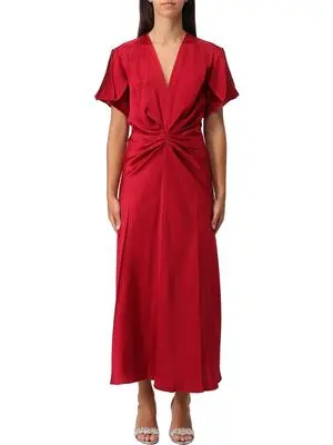 Victoria Beckham Midi Dress - Pink