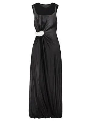 Christopher Esber Embellished Cutout Layered Maxi Dress - Black