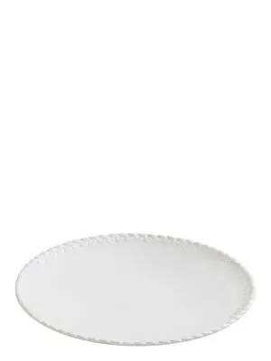 Christofle Babylone Porcelain Dinner Plate - White