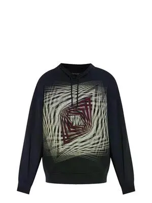 Emporio Armani Printed Sweatshirt - Blue