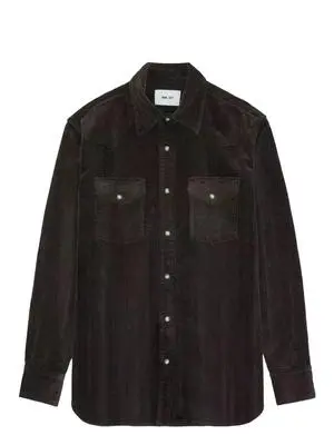 Nn07 Corduroy Shirt Brown