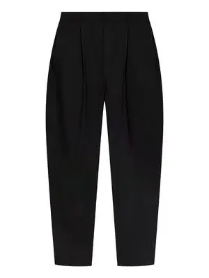 Jacquemus Pleated-front Trousers - 990 Black
