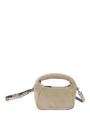 Brunello Cucinelli Padded Suede Mini Bag - Neutrals