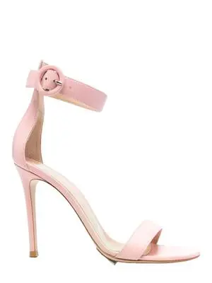 GIANVITO ROSSI 100mm Ankle-strap Sandals - Pink
