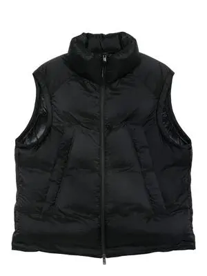 Y3 Quilted High-neck Vest - Black