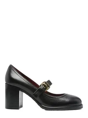 Roberto Festa 75mm Buckle-strap Block-heel Pumps - Black