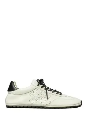 Tory Burch Leather Perforated Sneakers - White