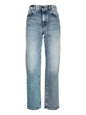 Max Mara Contrast-stitching Jeans - Blue