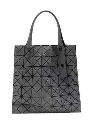 Issey Miyake Prism Geometric-Pattern Tote Bag Grey
