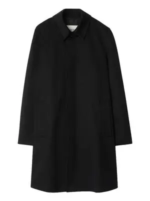 Burberry Mid-length Cashmere Car Coat - Black