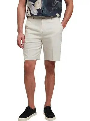 Ted Baker London Regular Fit Stretch Shorts - Stone