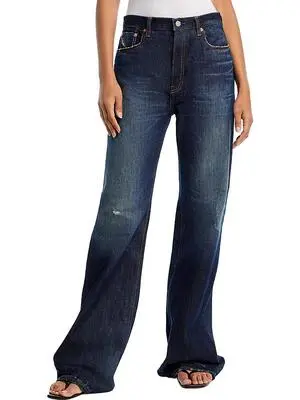 Denimist Helena High-rise Bootcut Jeans - Esher Blue