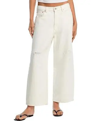 Denimist Georgia High-rise Cropped Wide-leg Jeans - Vintage Cream White