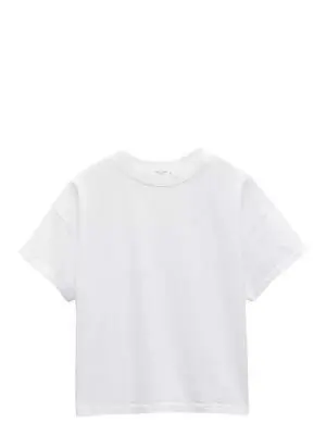 Rag & Bone Kelly Boxy Jersey Tee - White