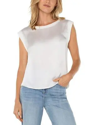 LIVERPOOL Sleeveless Top - Whipped Cream