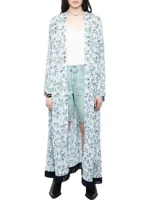 Zadig&Voltaire Long Kimono - Cloud