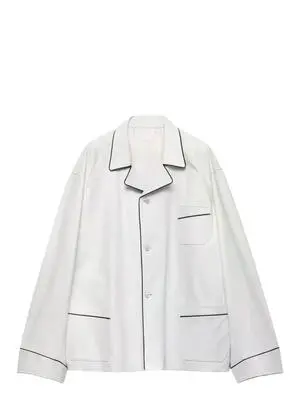 Prada Nappa-leather Shirt - White