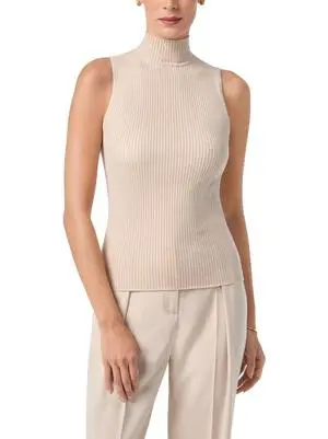 Trina Turk Westhampton Ribbed Turtleneck Top - Poplar