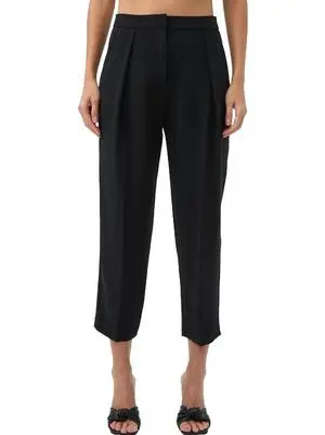 Trina Turk Larch Ankle Length Suiting Pant Black