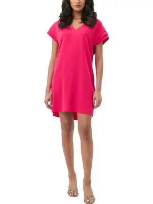 Trina Turk Sadora V-neck Shift Dress - Forrest Rose