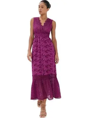 Temptation Positano Belice Maxi Dress - Aubergine