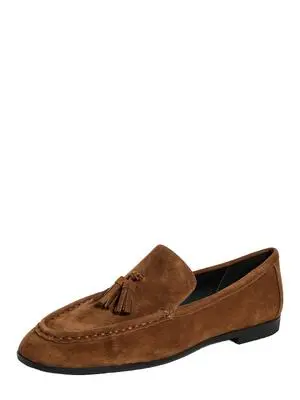 BLACK SUEDE STUDIO Finn Loafers - Tobacco Suede