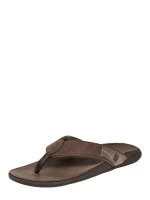 Olukai Tuahine Sandals - Dark Wood
