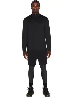 SKIMS Outdoor Jersey Quarter Zip - Onyx