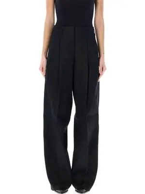 GOLDEN GOOSE Wool Flavia Wide Leg Trousers