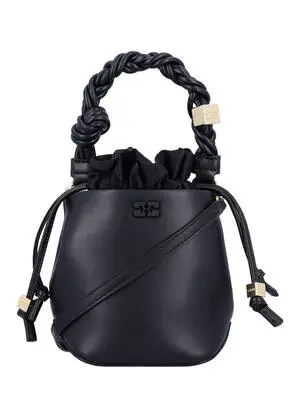 GANNI Bucket Bag - Black