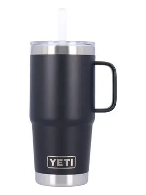 YETI 20 Oz Tumbler With Straw - Black