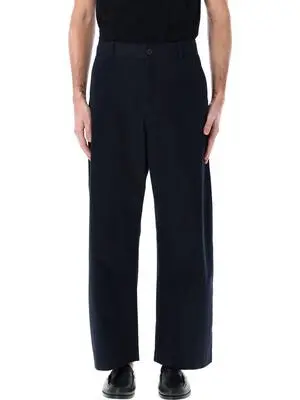 Studio Nicholson Wide Leg Trousers - Darkest Navy
