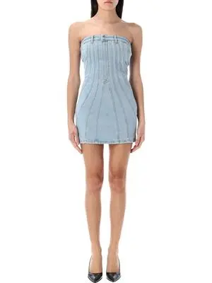 MUGLER Dress - Medium Blue