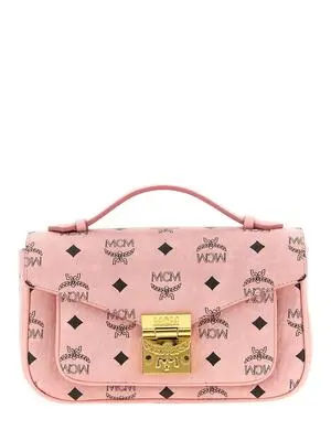 Mcm Tracy Medium Shoulder Bag - Pink