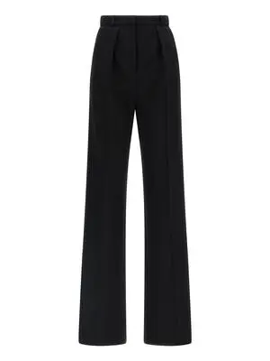 Elisabetta Franchi Tuxedo Effect Trousers - Black