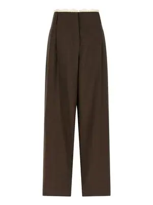 Magda Butrym Wool '04' Pants - Brown