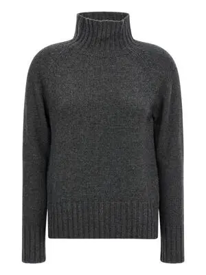 Max Mara Mantova Turtleneck Sweater Gray