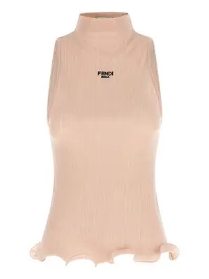 Fendi Ruffled Top - Pink