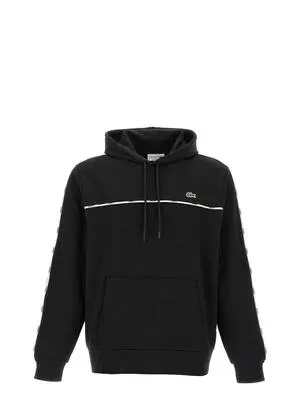 Lacoste Trim Hoodie - Black