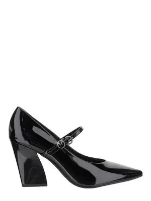 Pinko Glossy Leather Pumps - Black