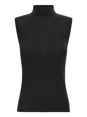 Sportmax Vertigo Wool Top - Black