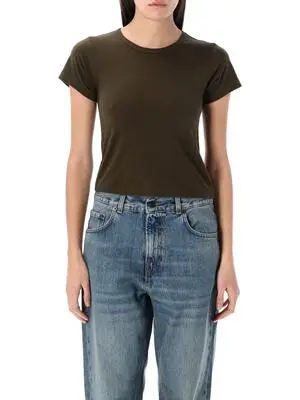 Eterne Cotton-Blend T-Shirt Moss
