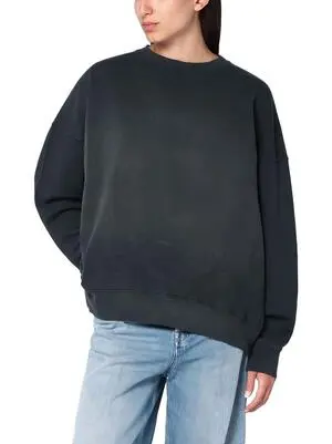 GOLDEN GOOSE Cotton Crewneck Sweatshirt - Black
