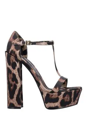 Dolce & Gabbana T-bar Platform Heel - Leo